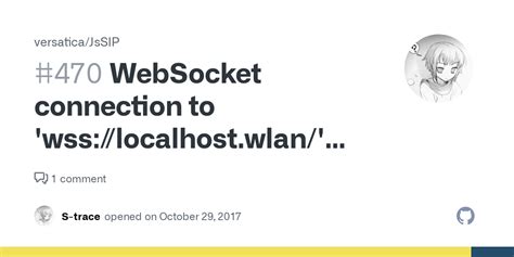Websocket Connection To Wsslocalhostwlan Failed Invalid Frame