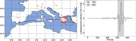 Left Hand Side Source Receiver Geometry For An Event Beneath Southern Download Scientific
