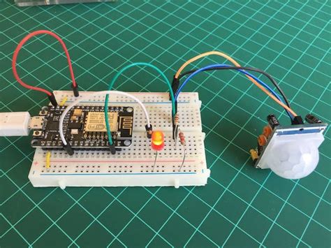 Iot Motion Detector With Nodemcu And Blynk Projects Made With Blynk