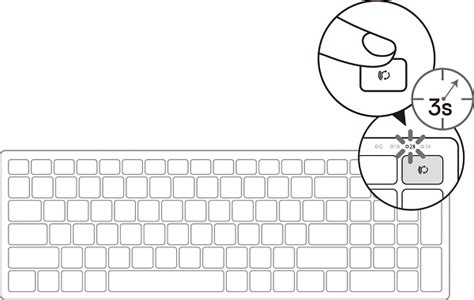 Dell Multi Device Wireless Keyboard And Mouse Bluetooth Connection And Pairing To Personal