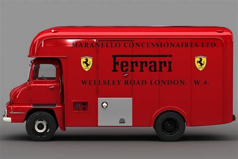 Thames Trader Racing Transporter 1958 3d Model Cgtrader