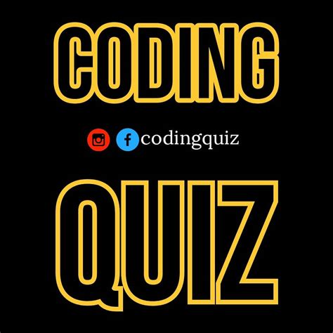 Coding Quiz Home Facebook