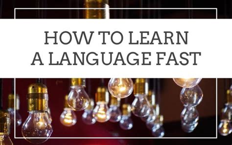 how to learn a language fast 5 minute language