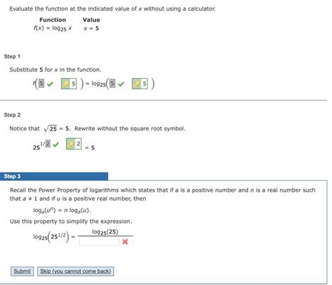 Solved Evaluate The Function At The Indicated Value Of X Chegg
