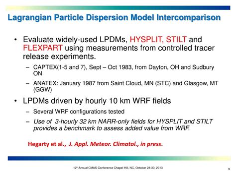 Ppt Recent Advances In High Resolution Lagrangian Transport Modeling Powerpoint Presentation