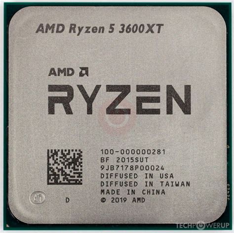 AMD Ryzen 5 3600XT Specs TechPowerUp CPU Database