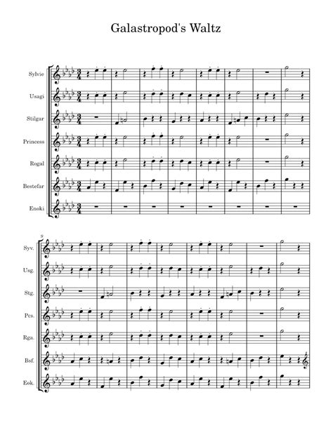 Astroneer Snail Song Sheet Music For Clarinet Other Mixed Ensemble