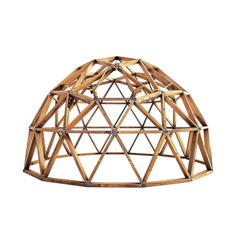 Wooden Geodesic Dome Structure Framework Architectural Model Kit 59040694 Png