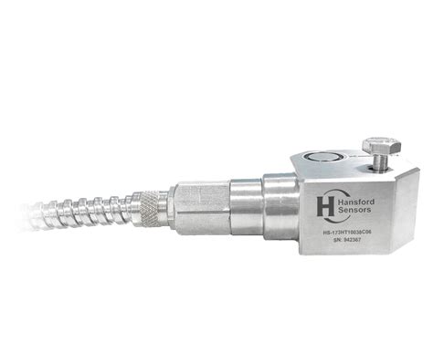 HS HT Side Exit Integral PTFE Cable And Conduit Triaxial Accelerometer With Temp Output