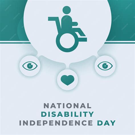 Premium Vector Happy National Disability Independence Day Vector