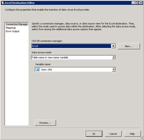 sql server how to split table data into separate named excel files using an ssis package