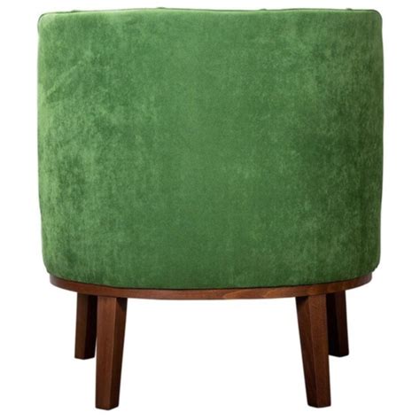 Кресло угловое с деревянными ножками зеленое "Шафран Эко" - купить за ...