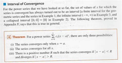 solved use theorem 4 given in 11 8 power series and the