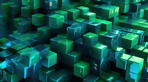 녹색과 파란색의 3d 큐브는 동적 추상 디지털 배경을 만듭니다 3d 배경 큐브 배경 추상 배경 이미지 Hd 3d 큐브 추상 배경 사진 무료 다운로드 Lovepik