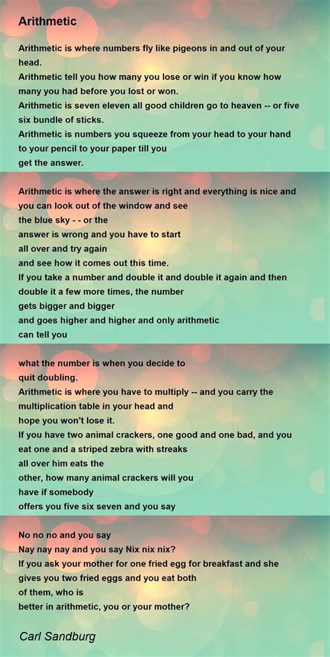 Sequence Poem Examples At Evan North Blog