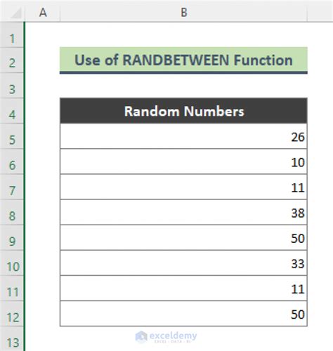 random number generator between range in excel 8 examples