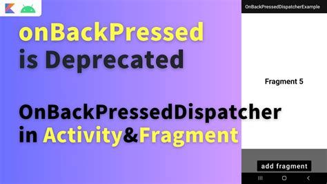 Android Onbackpresseddispatcher Onbackpresseddispatcher Example Android Onbackpressed