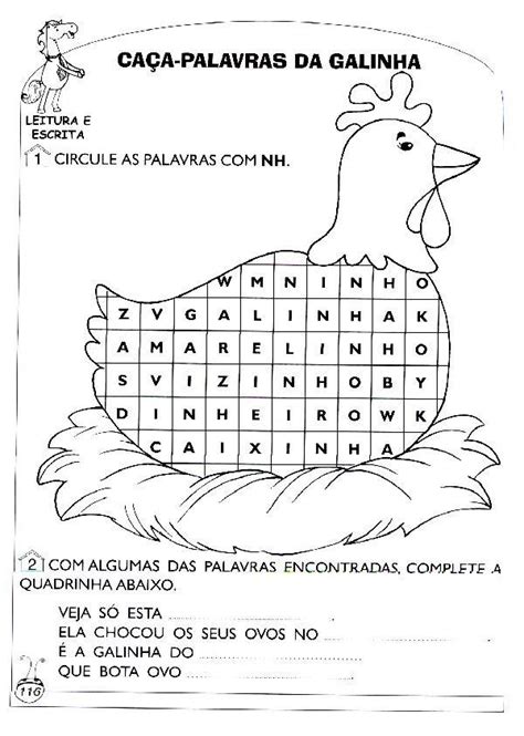 Educa O Um Melhor Caminho Ortografia Nh Atividades Auto Ditado Textos Ca A Palavras