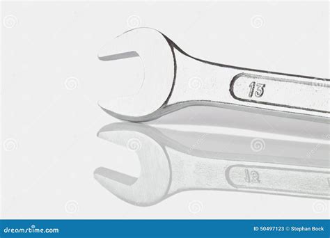 Open End Spanner Close Up Stock Image Image Of Iron 50497123