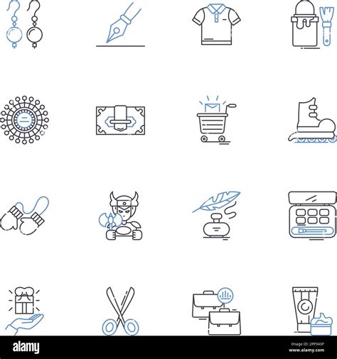 Building Line Icons Collection Architecture Construction Design Structural Envelope