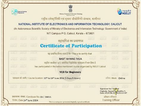 Basit Raja On Linkedin Vlsi Nielit Semiconductor Digitaldesign