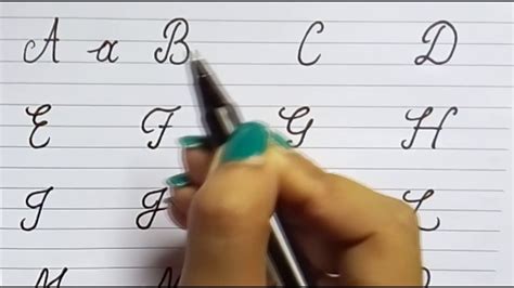 Cursive English Alphabet Capital AlphabetWorksheetsFree Com