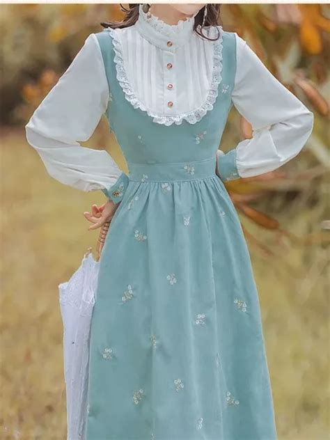 팰리스 스타일 레트로 귀여운 로리타 드레스 팜므 러브 러플 스탠드업 칼라 우아한 파티 드레스 레이스 로브 팜므 자수 Aliexpress 200000345 빅토리아