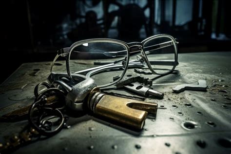 Focused Locksmith Working Metal Generate Ai