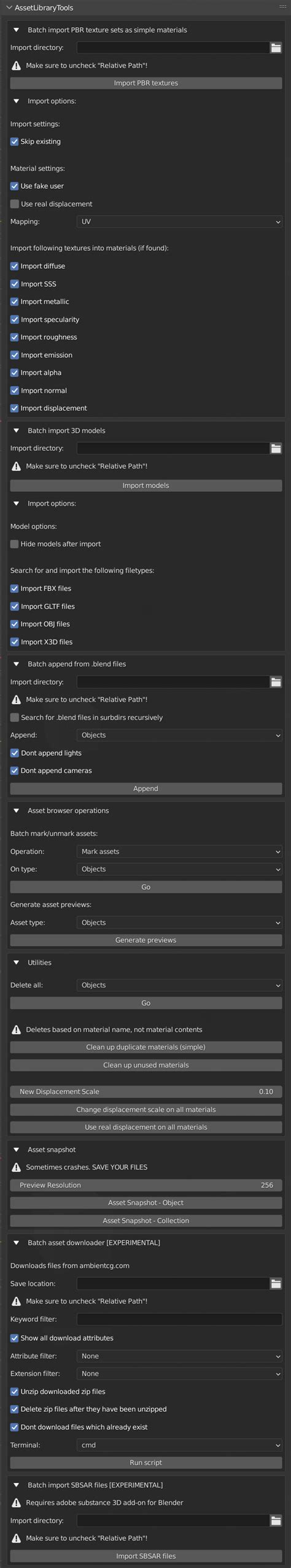AssetLibraryTools Free Addon To Speed Up The Creation Of Blender 3 0