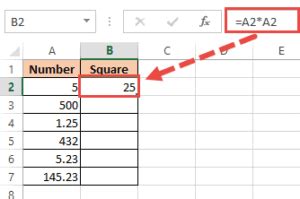 How To Square A Number In Excel Simple Methods