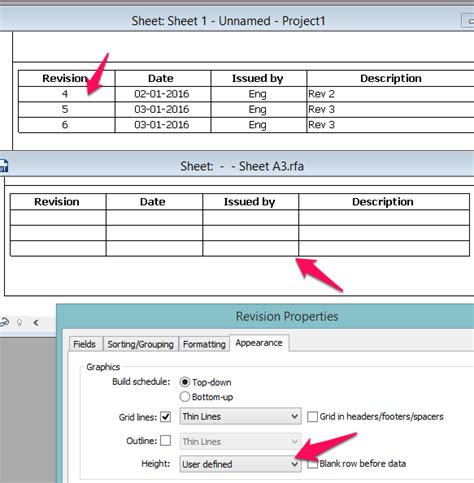 filtering revision schedule autodesk community
