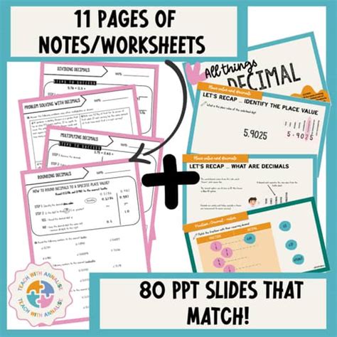 Bundle Decimals Round Decimals Multiply And Divide Decimals Ppt