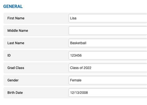 Setting Up Gender Identity Field