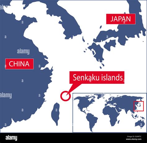 Senkaku Islands Map