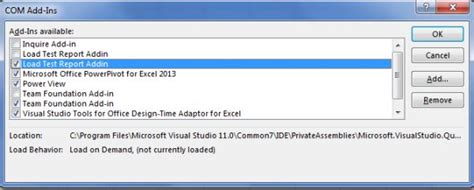 Adding Power Pivot Add Ins In Excel 2013