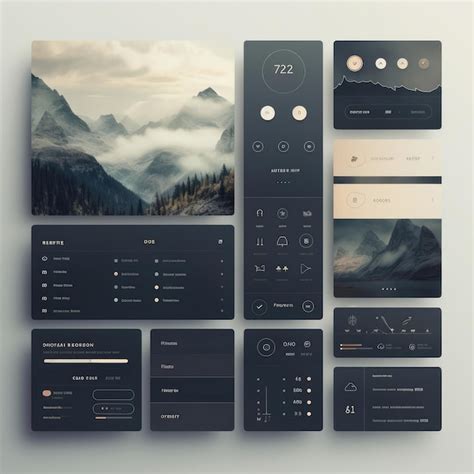 Premium Ai Image Design Of User Interface Kit