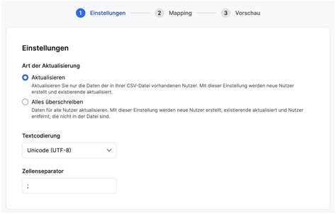 Csv Import Konfigurieren Staffbase Support Portal