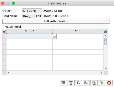 OAuth Configuration 3 Add Authorization S SCOPE To OAuth 2 0 Client