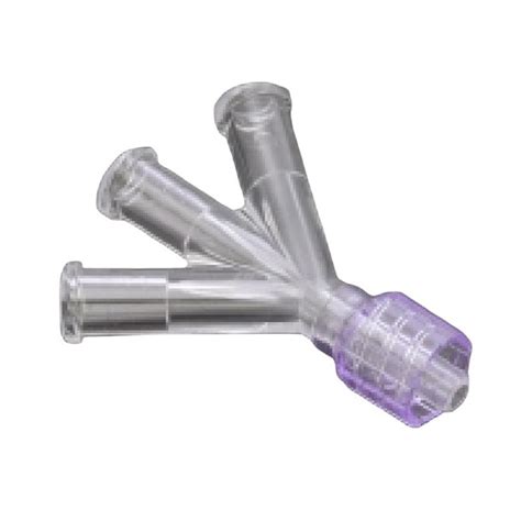 Medical T Y Type Male Luer Lock Connector To Tube And Female Luer Adapter Tubing Connection T