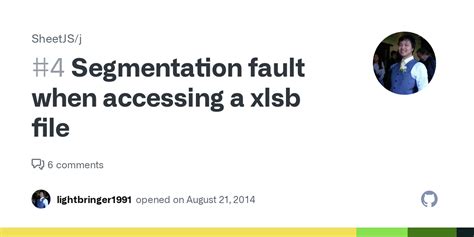 Segmentation Fault When Accessing A Xlsb File Issue Sheetjs J Github