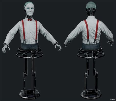 Robot Bartender 3d Model