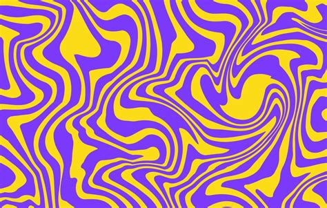 Abstract Horizontal Groovy Background With Colorful Distorted Waves Trendy Vector Illustration