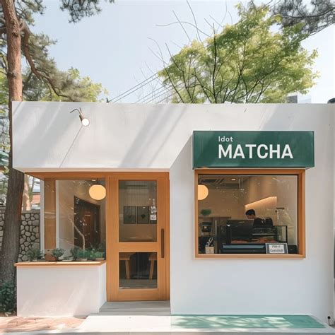 ️𝗗𝗲𝘀𝗶𝗴𝗻𝗲𝗱 𝗯𝘆 𝗜𝗱𝗼𝘁 Matcha Café 🍵 Fasade Concept Design 상업공간인테리어 파사드인테리어 카페인테리어디자인 녹차맛집