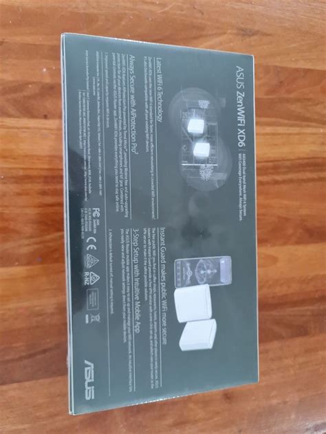 Asus Zenwifi Xd6 Ax5400 Dual Band Mesh Wifi 6 System 3 Years Singapore Warranty Computers
