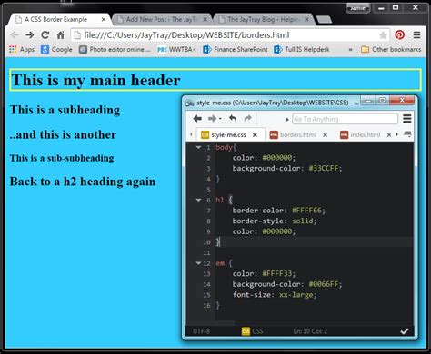 Css Border The Jaytray Blog