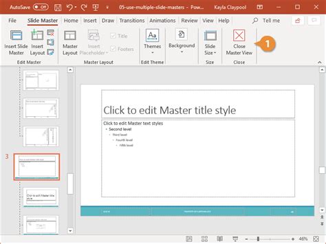 Use Multipe Slide Masters Customguide