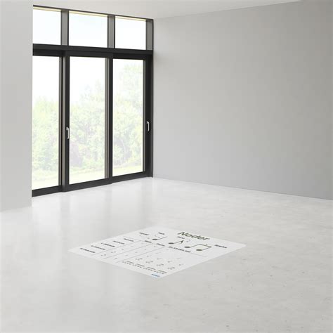 Læringstavler Med Noder Til Musiklokalet 100x100 Cm Exakt