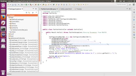 Java Twitter4j Package Doesnt Exists Stack Overflow