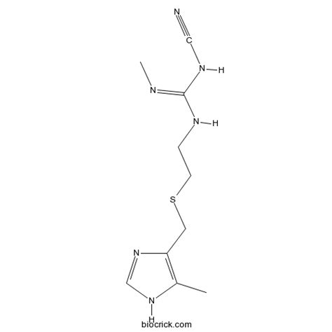 Cimetidine Cas 51481 61 9 H2 Receptor Antagonist High Purity Manufacturer Biocrick