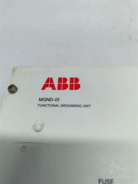 Abb Mgnd 01 Functional Grounding Unit At Best Price In Bhavnagar Id 2854720072933